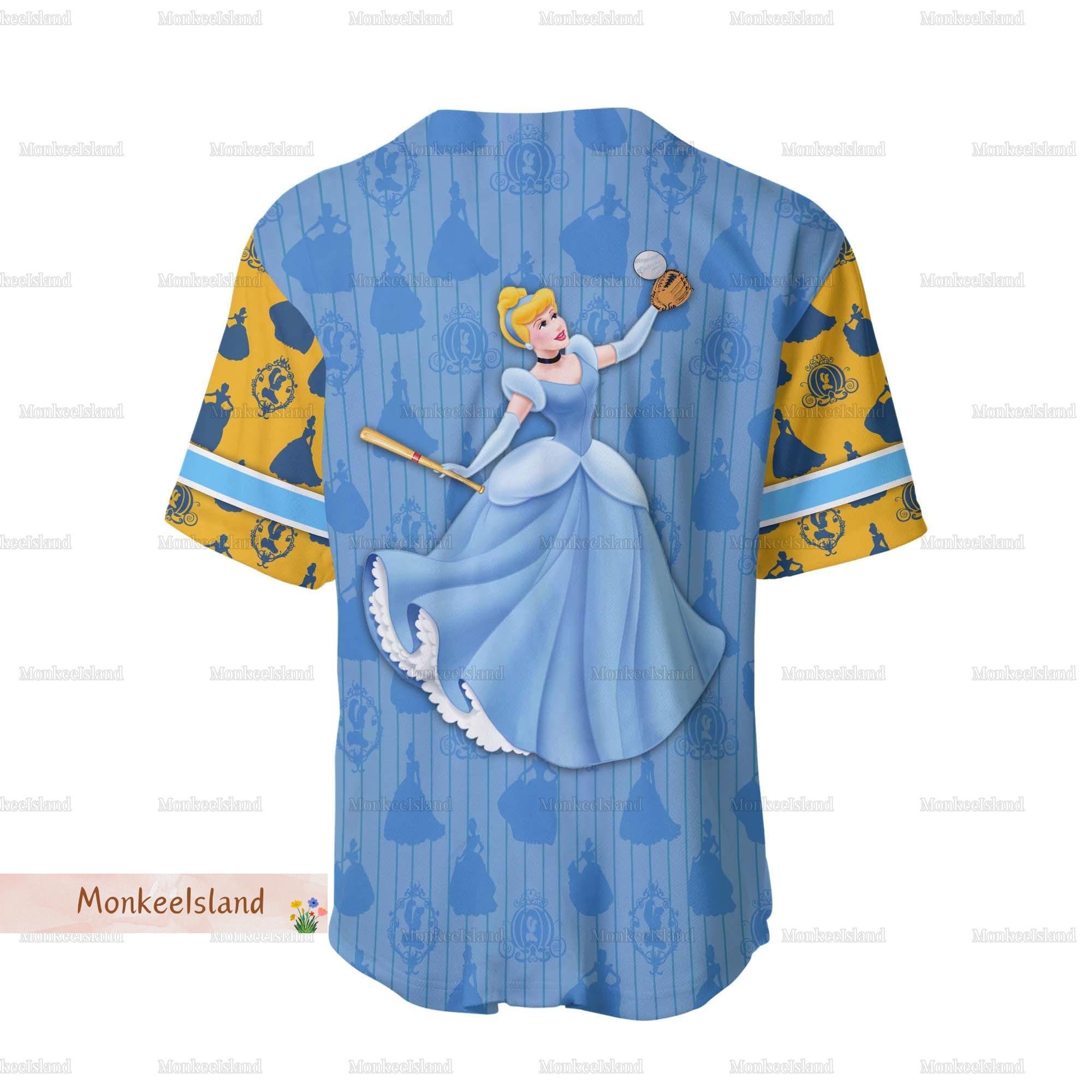 Disney Cinde Jersey Shirt, Disney Princess Jersey, Personalized Jersey ...