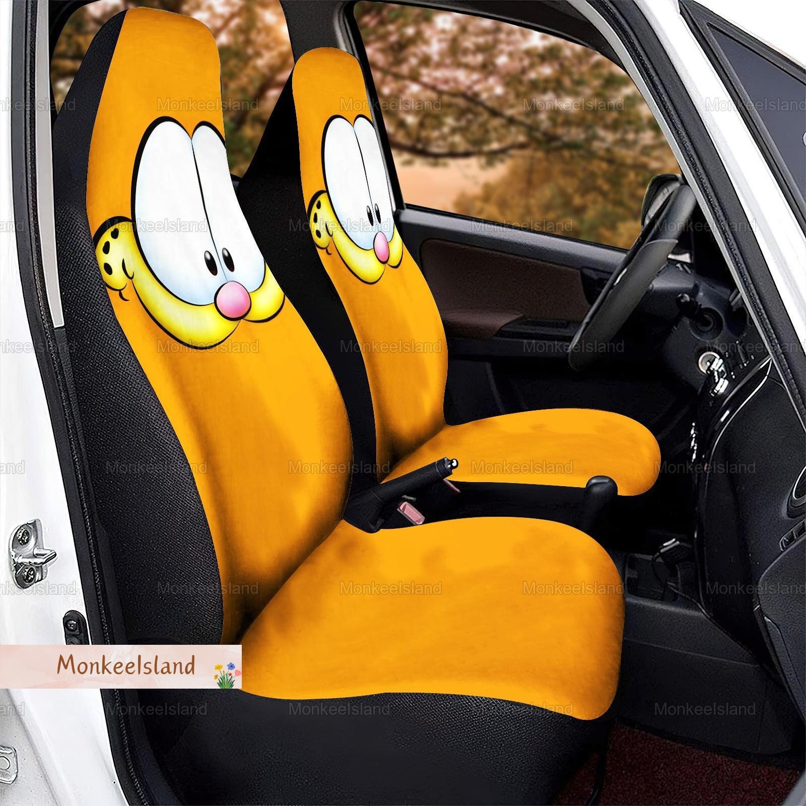 Garfield Car Seat Cover, Garfield Cat Car Decorations, Garfield Movie ...