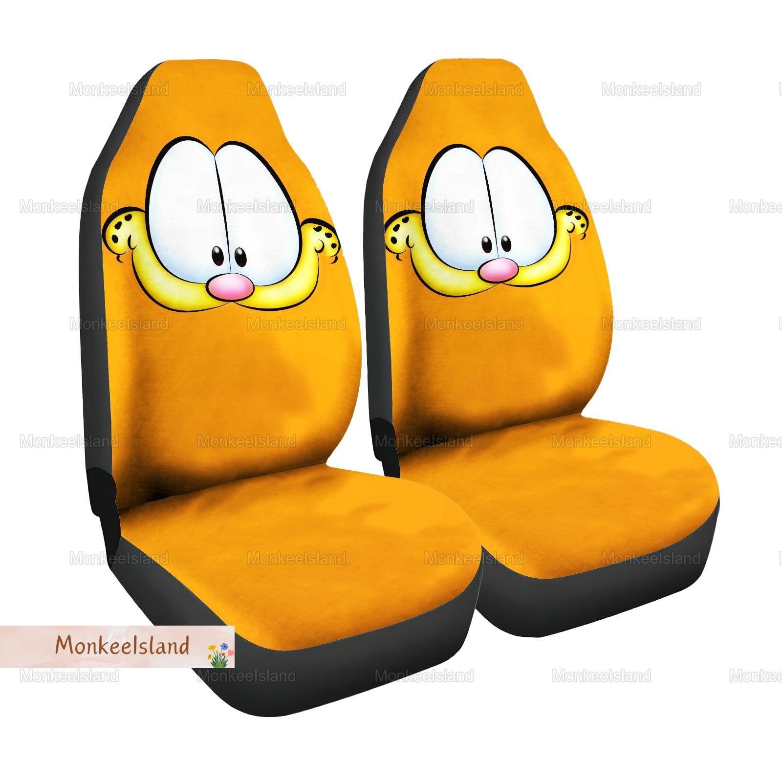 Garfield Car Seat Cover, Garfield Cat Car Decorations, Garfield Movie ...