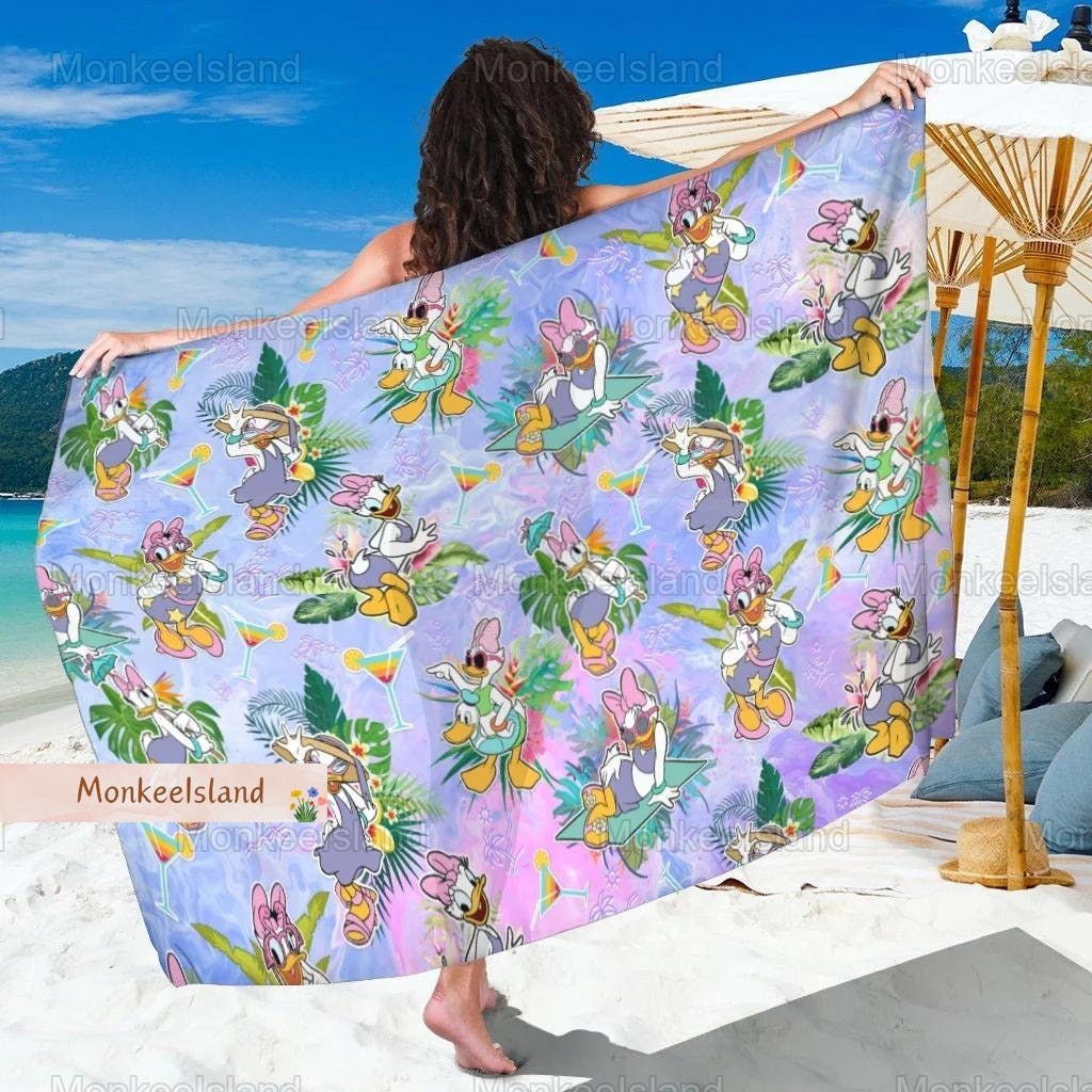 Daisy Duck Beach Towel, Disney Daisy Duck Bath Towel, Pool Towel for ...