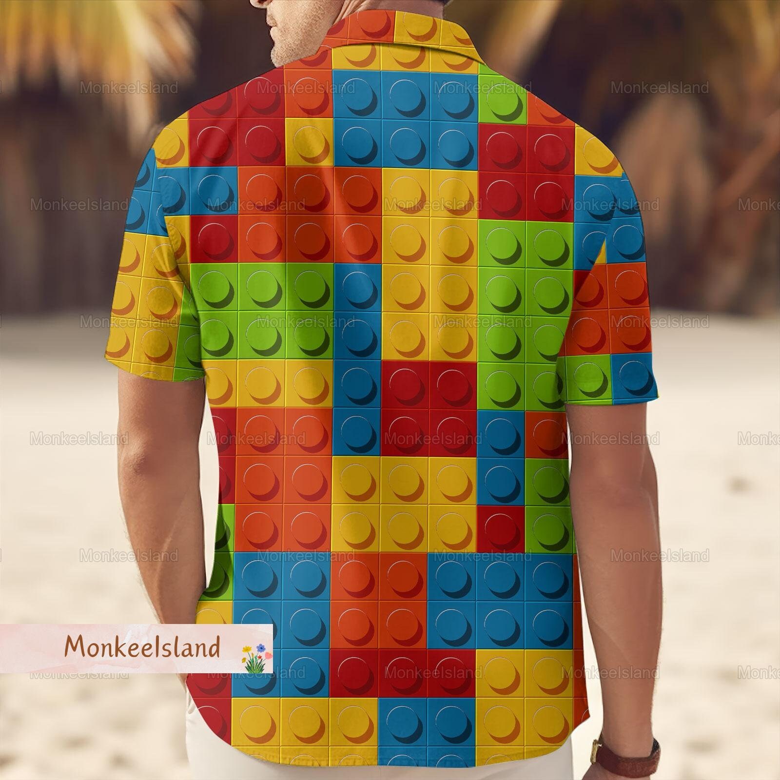 Halloween Building Blocks Hawaii Shirt, Master Builder Hawaiian Shirt ...