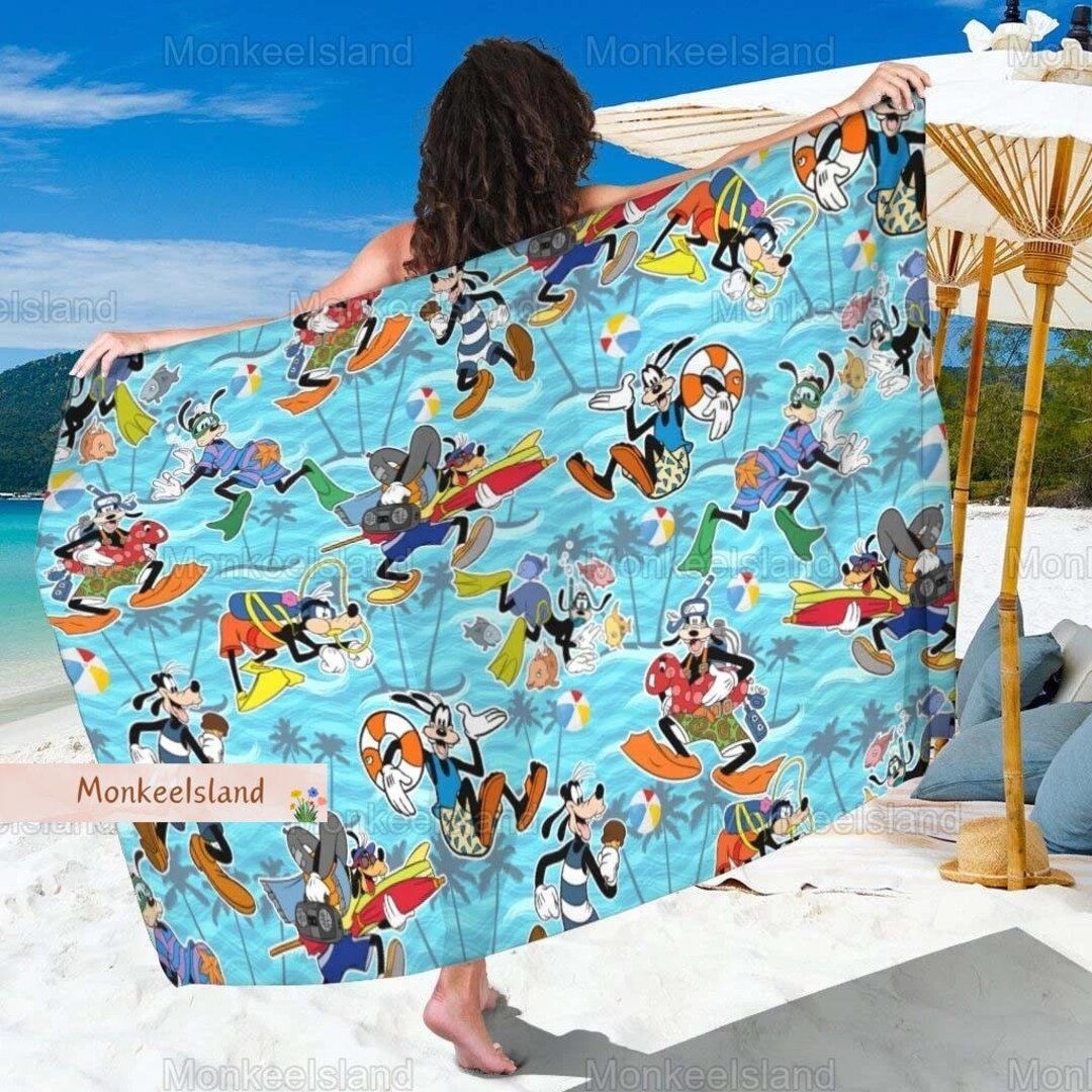 Disney Goofy Towel, Funny Goofy Beach Towel, Mickeys and Friends Pool ...