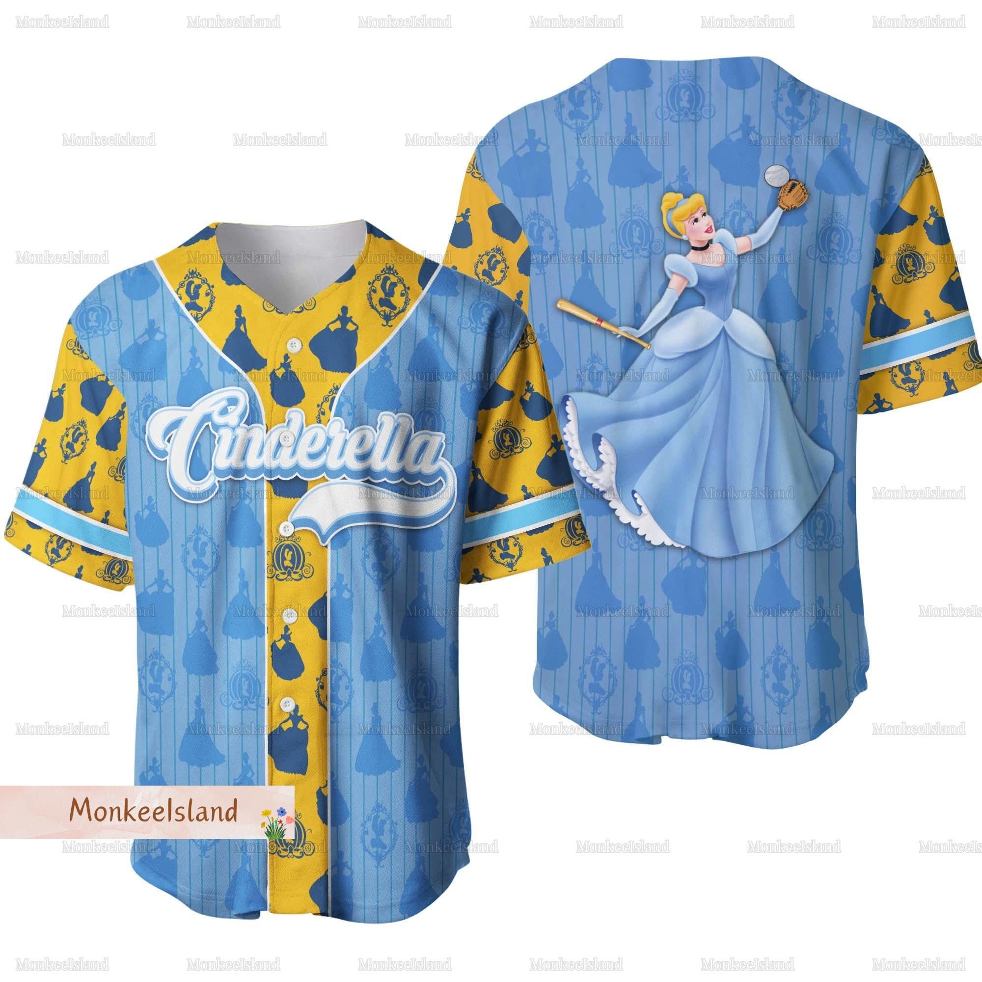 Disney Cinde Jersey Shirt, Disney Princess Jersey, Personalized Jersey ...
