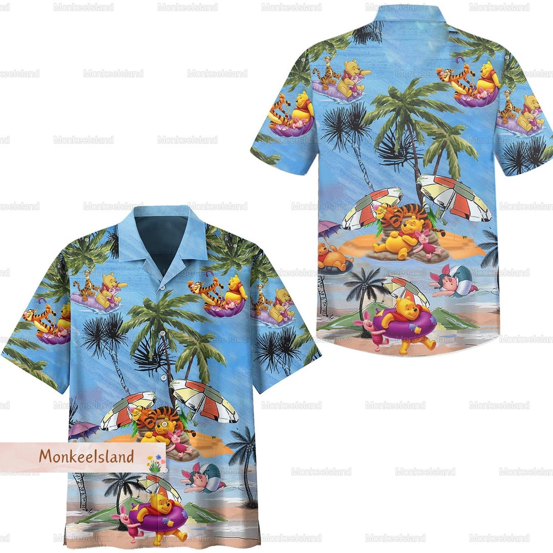 Winnie the Pooh Hawaii Shirt, Disney Pooh Vacation Shirt, Pooh and ...