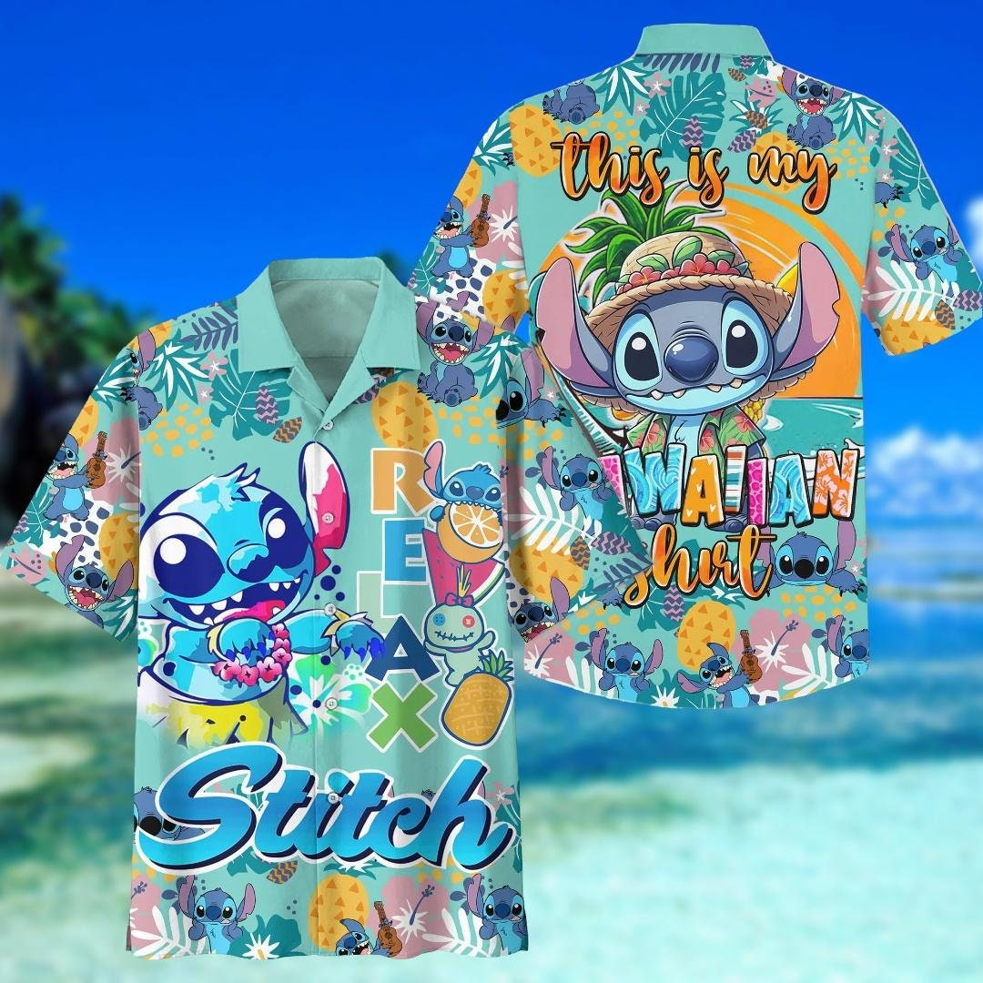 Disney Stitch Shirt, Stitch Tropical Vacation Shirt, Funny Stitch ...