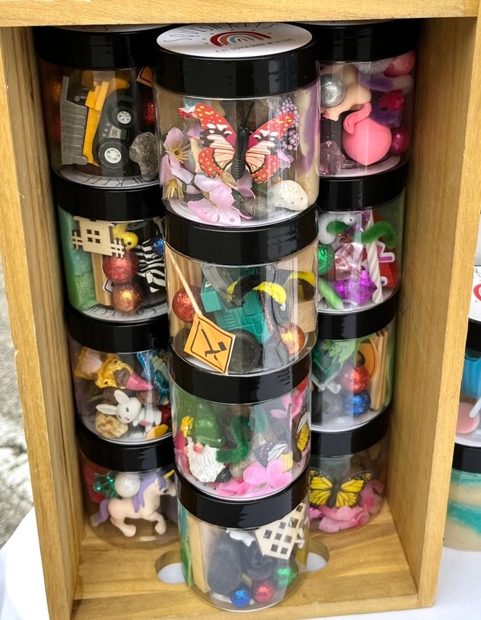 Race Car Sensory Dough Jar, Sensory Play, Play Dough Kit, Race Car ...