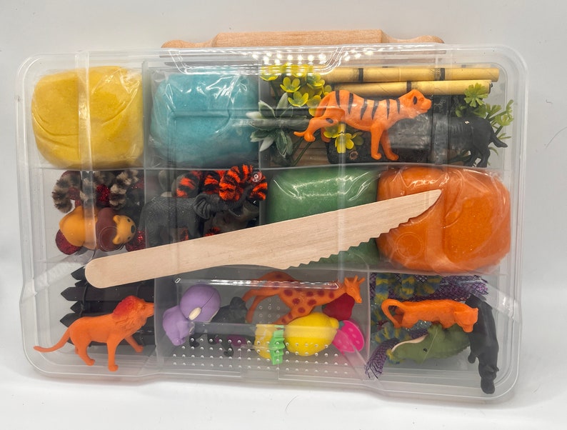 Zoo Sensory Play Dough Kit, Hours of Screen-free Fun That Sparks ...