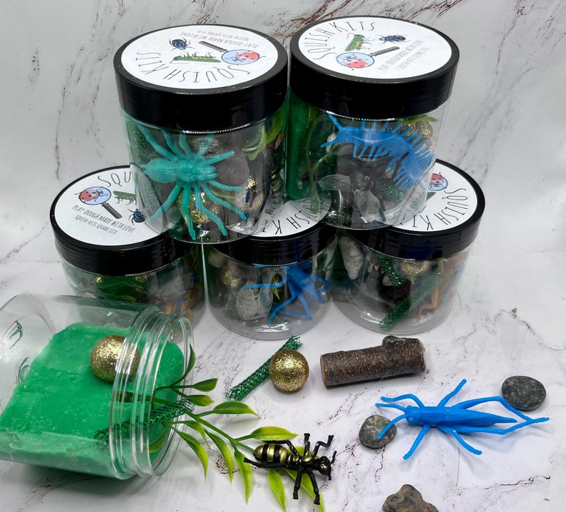 Bug Explorer Sensory Play Dough Jar, Hours of Screen Free Fun, Great ...