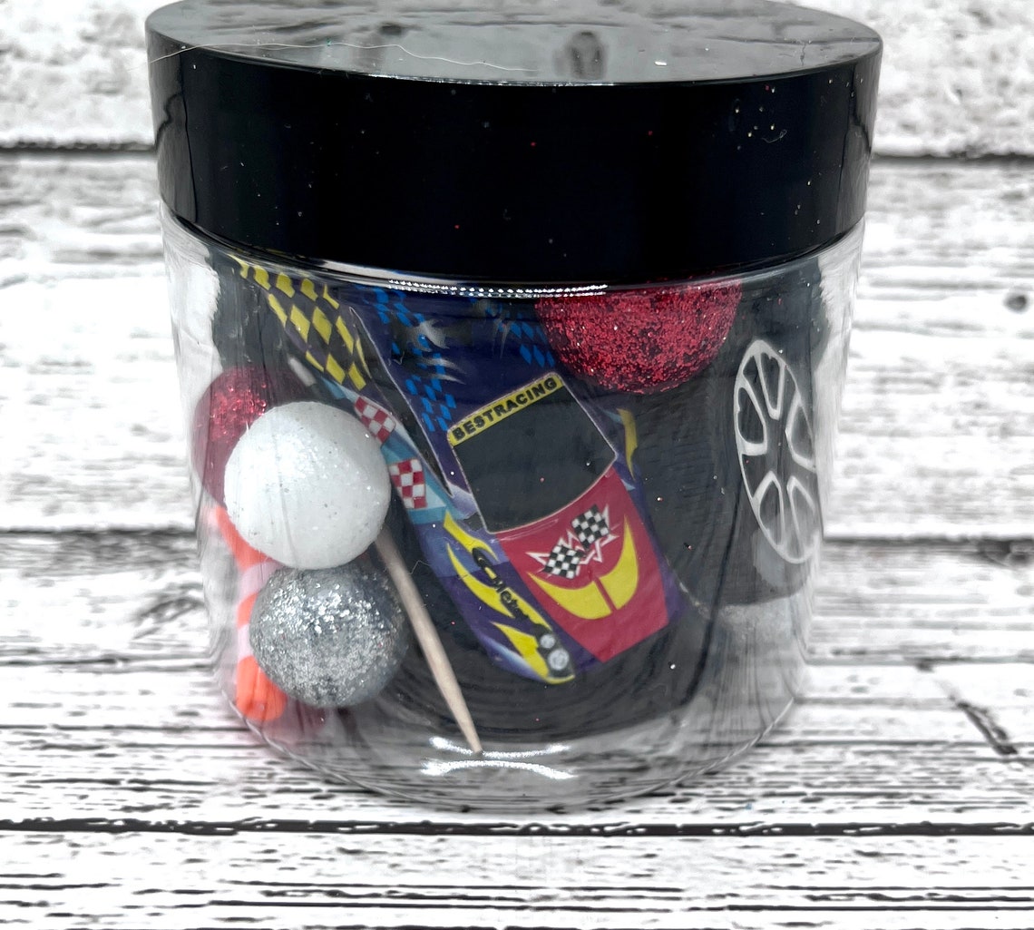Race Car Sensory Dough Jar, Sensory Play, Play Dough Kit, Race Car ...