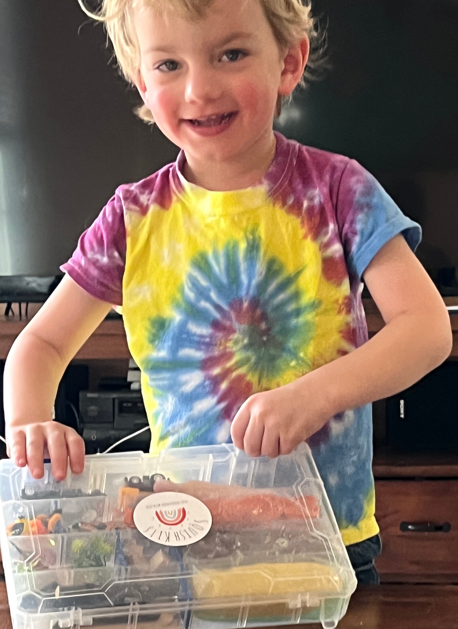 Construction Sensory Dough Kit, Sensory Play, Digger Party Favor, Gift ...
