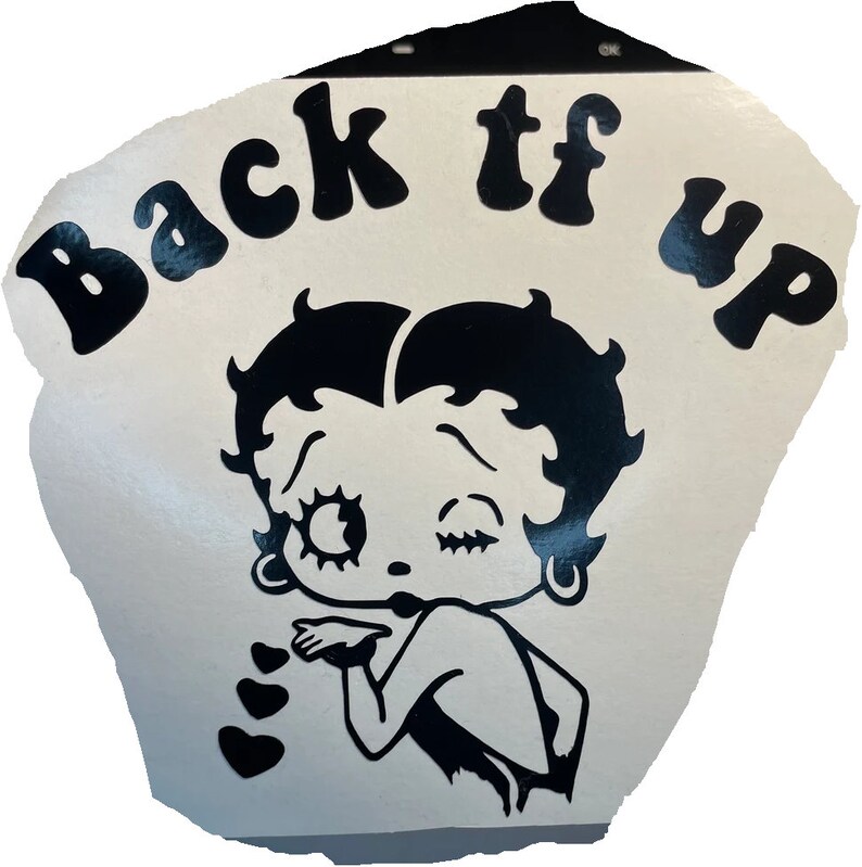 Betty Boop Sticker/decal - Etsy