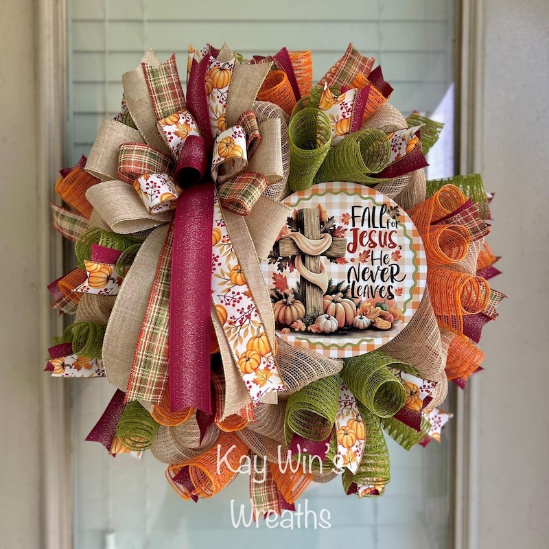 Christian Wreath - Etsy