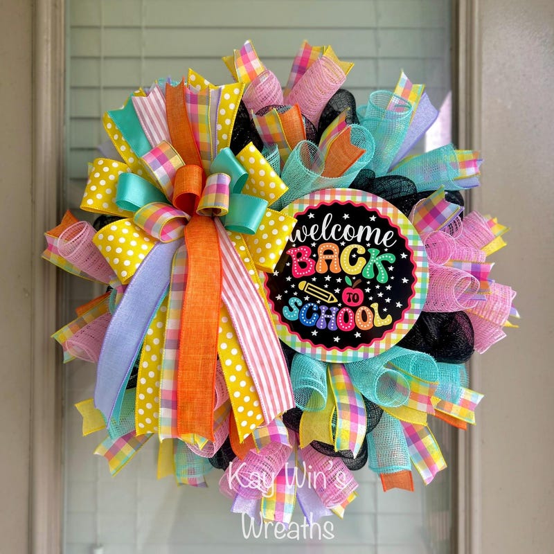 Teacher Wreath - Etsy