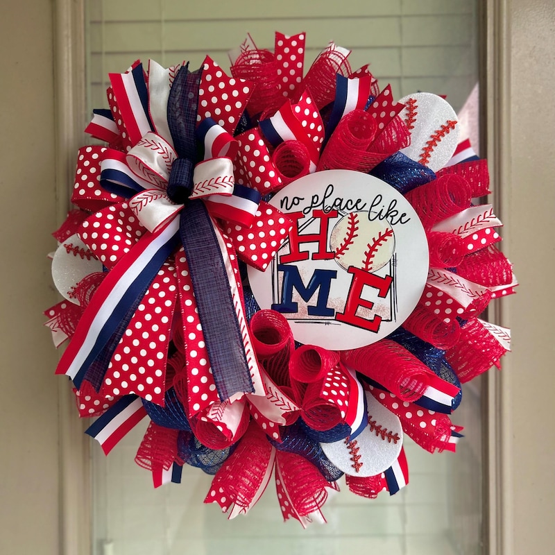 Baseball Wreath - Etsy