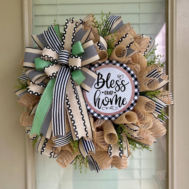 Farmhouse Wreath - Etsy