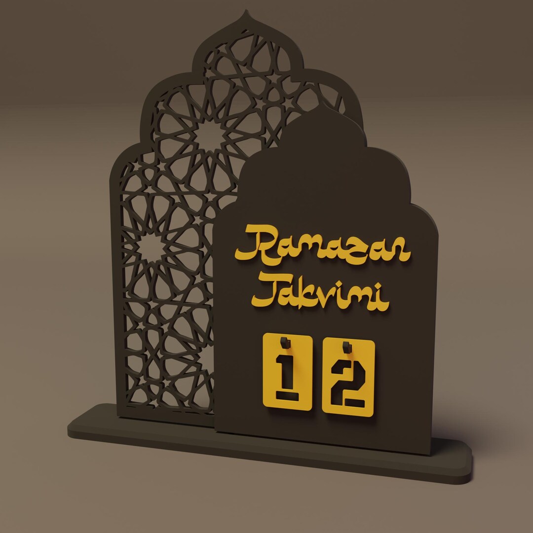 Ramadan Countdown Calendar – 3D Printable STL Files - Etsy