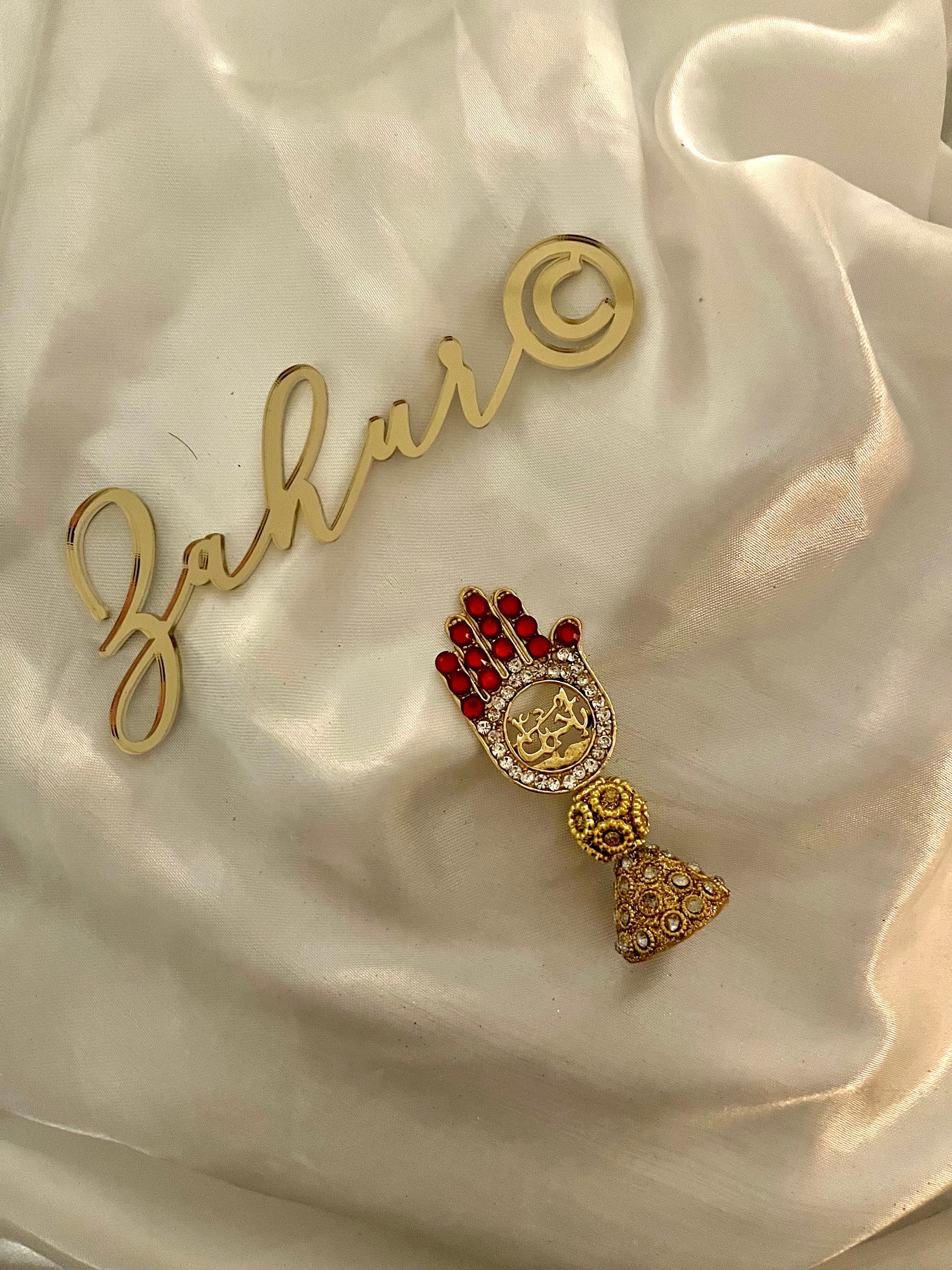 Set of 6 Mini Alams Symbolic Flagbearer Mini Home. Diamanté Embellished ...