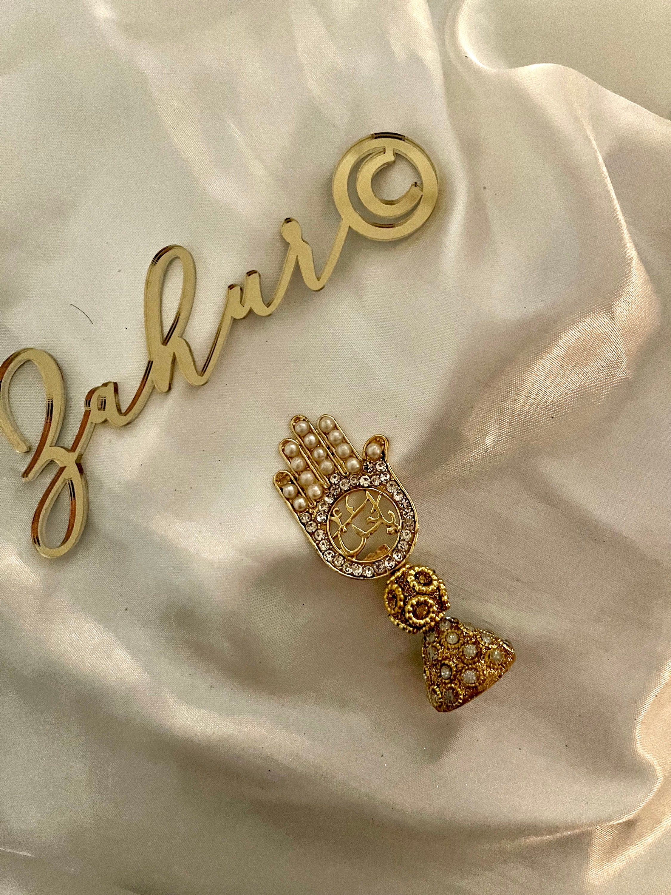 Set of 6 Mini Alams Symbolic Flagbearer Mini Home. Diamanté Embellished ...