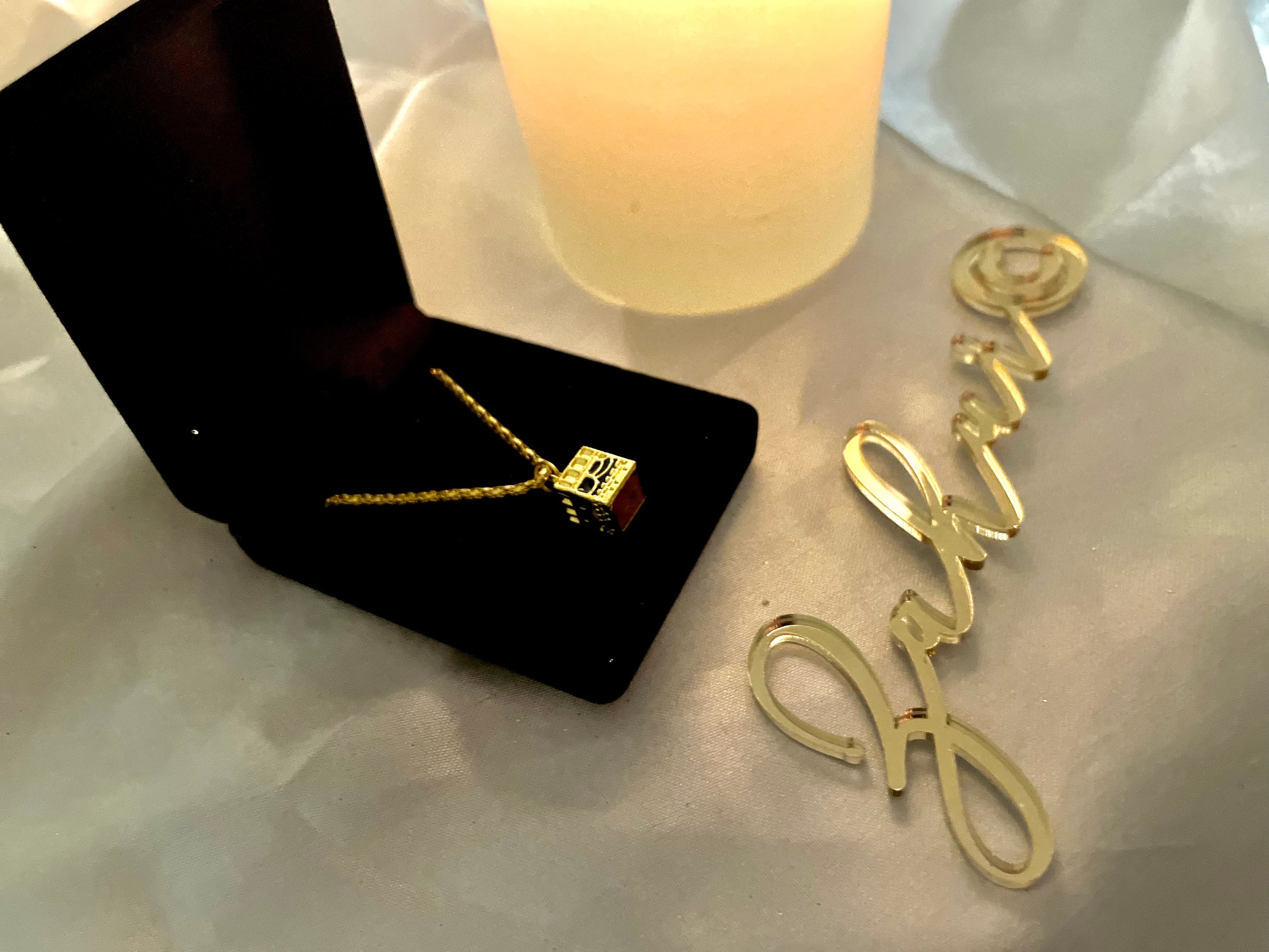 3D Kaaba Pendant With Gold Chain - Necklace - Etsy