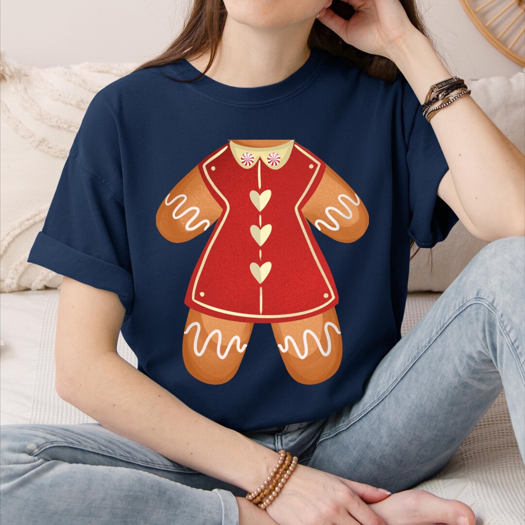 Comfort Colors® Gingerbread Girl Costume T-shirt Cute Gingerbread ...
