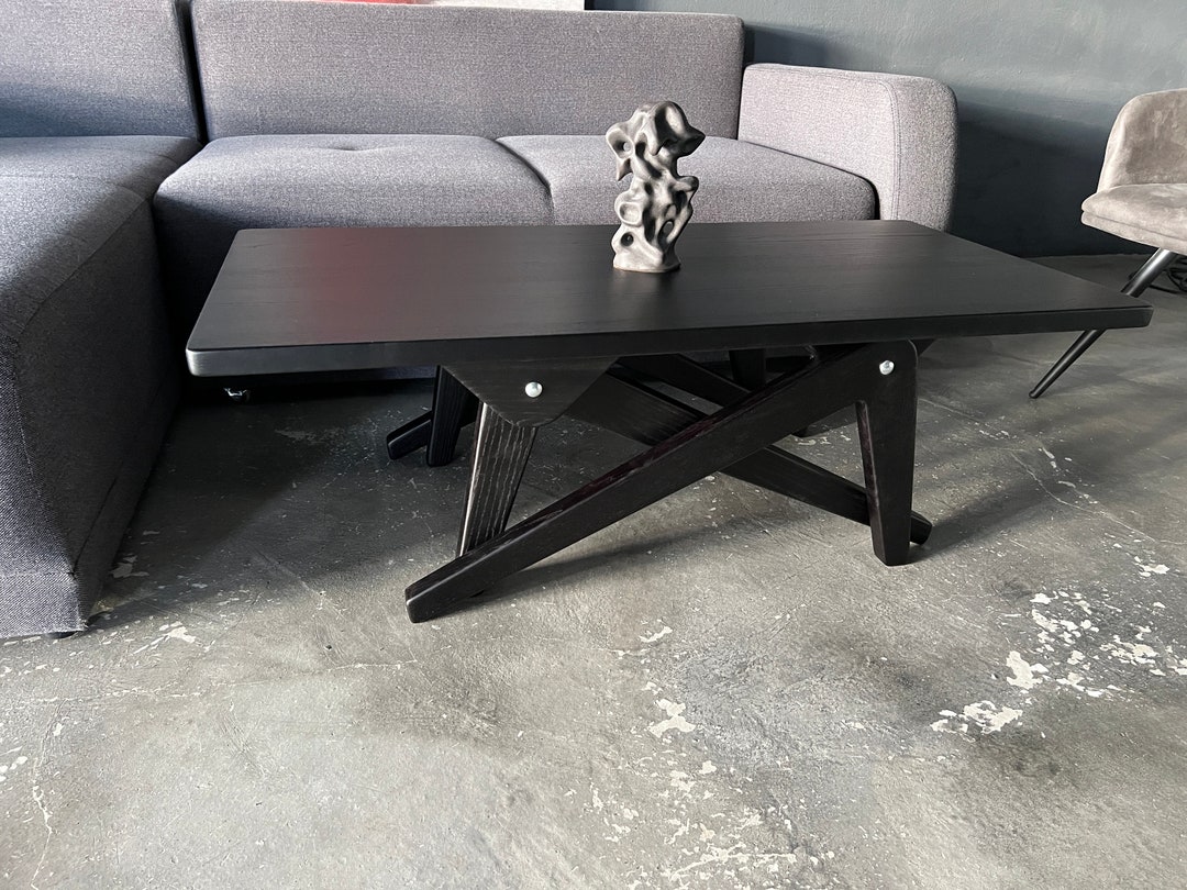 Dining Table | Height Adjustment | Narrow Table | Natural Wood | Coffee ...