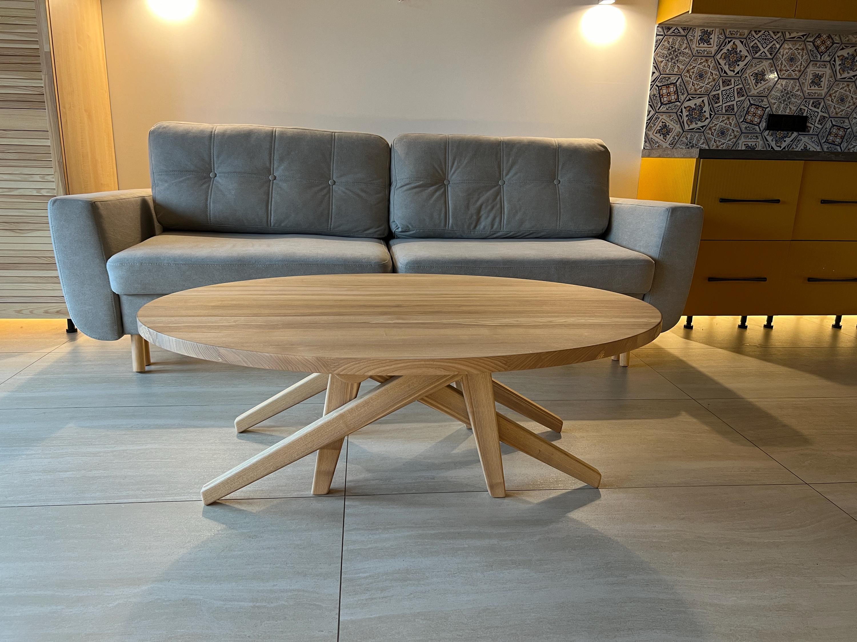 Oval Extendable Dining Table Transformer, Adjustable Height Coffee ...