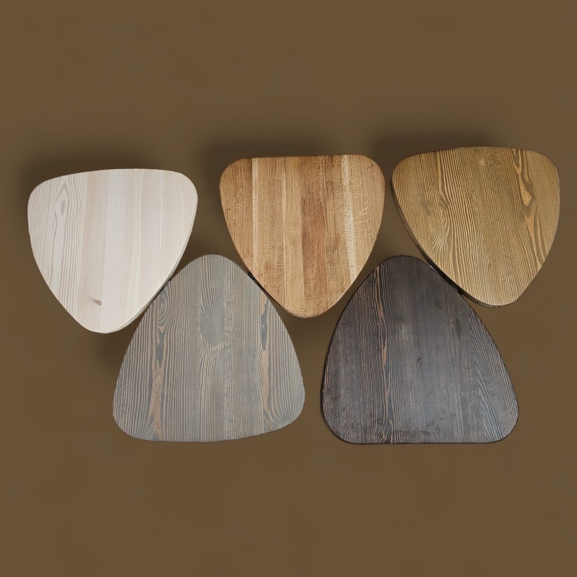 Oval Wood Coffee Table Large Solid Wood Coffee Table Home Decor ...