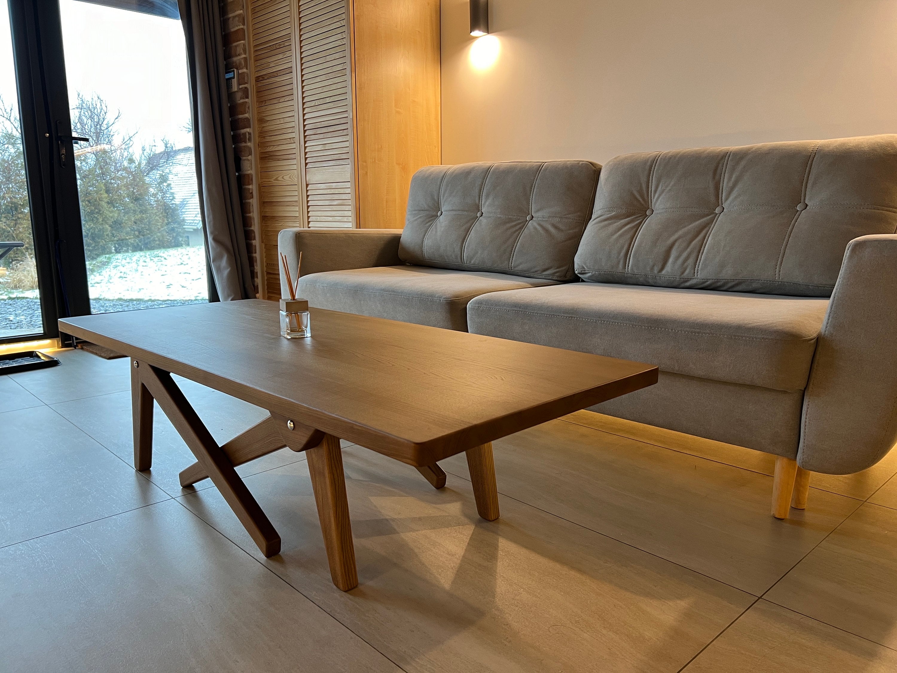 Dine Table | Coffee Tables | Wooden Adjust Table | Table Transformer ...