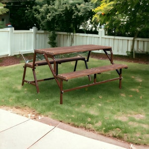 Bench - Table 3 in 1, Folding Picnic Table, Bench Plan, Patio Furniture ...