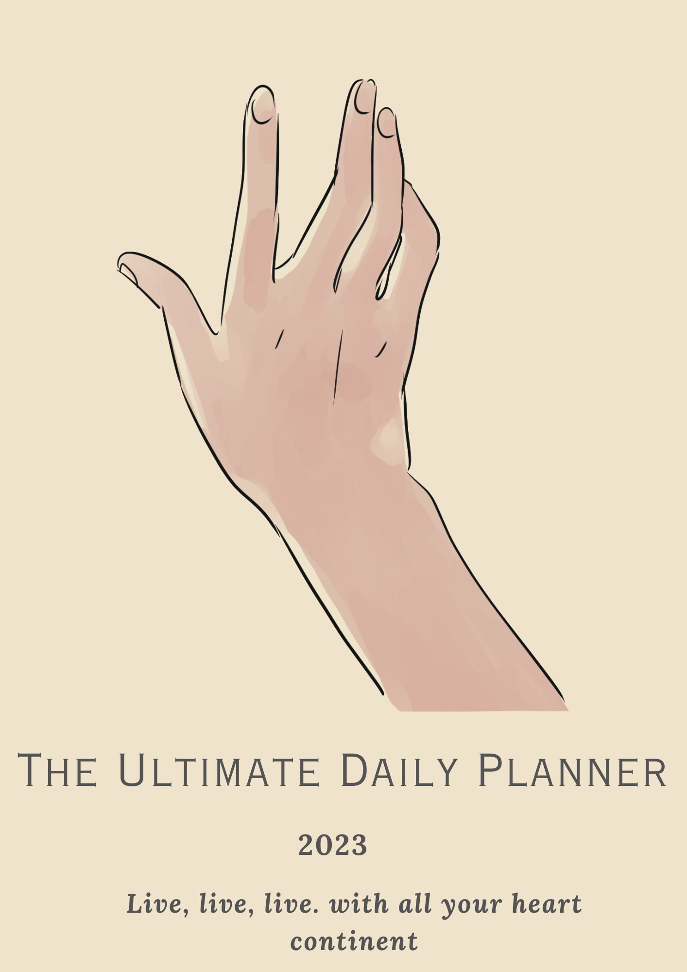 Daily Planner With Poster - Etsy