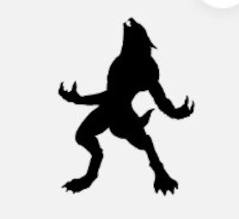 Werewolf Vinyl Decal Stickers, Car Window Wall Laptop, Stickers for ...