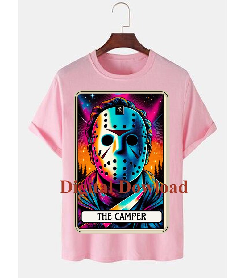 6 Halloween Horror Tarot Card Png Bundle, Horror Characters Svg Digital ...