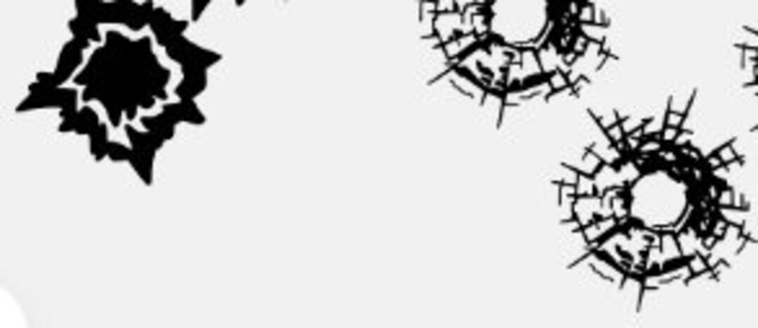 Bullet Hole Vinyl Decal Sticker Car Wall Design Window Laptop, Black ...