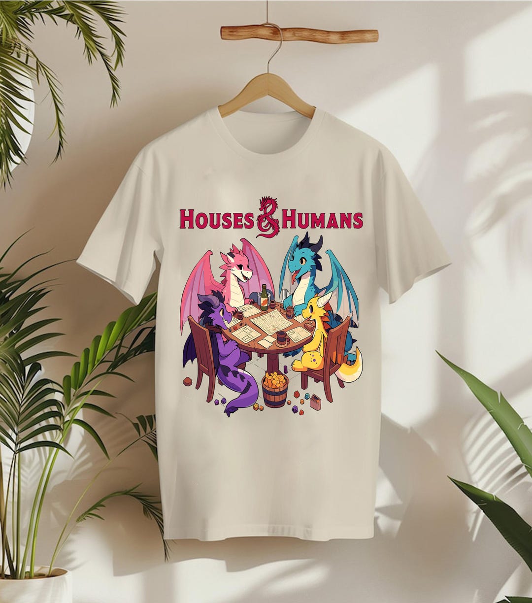 Houses and Humans D&D Shirt, Dungeons and Dragons Gift, Funny Dnd ...