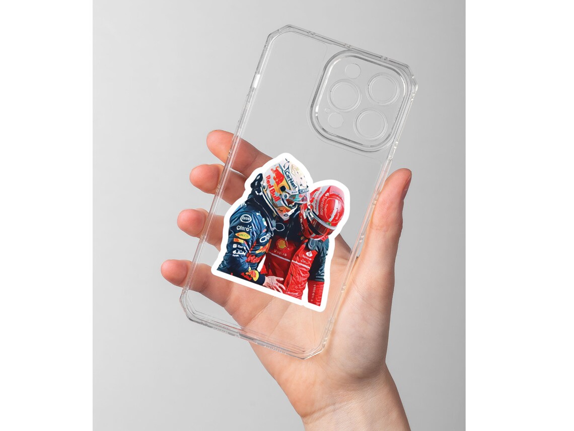 Lestappen Hug, Vinyl Decal, Charles Leclerc, Max Verstappen, Formula 1 ...