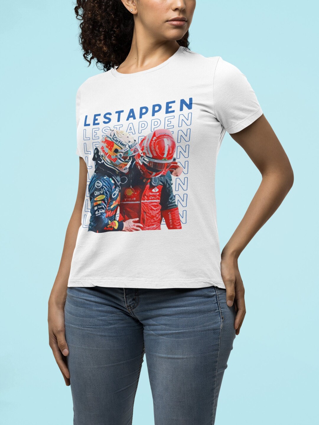 Lestappen T-shirt, Formula 1, Charles Leclerc, Max Verstappen, Formula ...