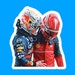 Lestappen Hug, Vinyl Decal, Charles Leclerc, Max Verstappen, Formula 1 ...