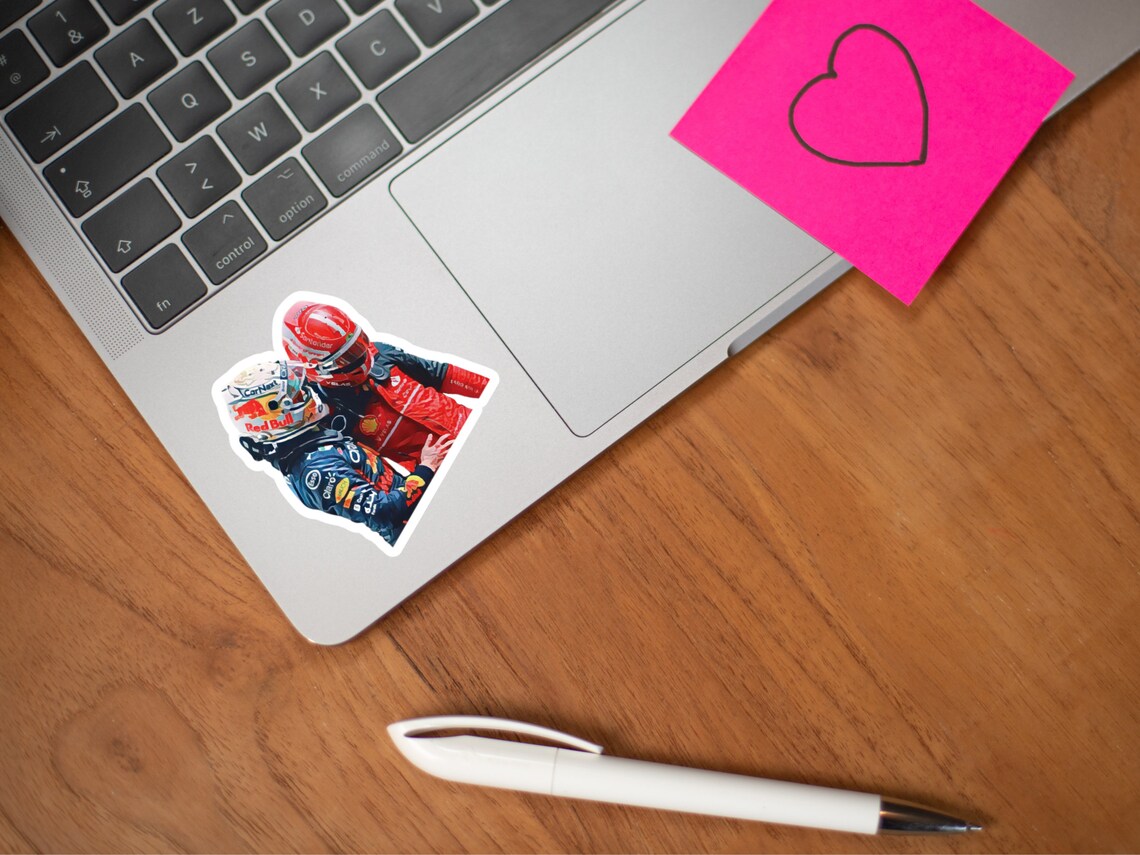Lestappen Hug, Vinyl Decal, Charles Leclerc, Max Verstappen, Formula 1 ...