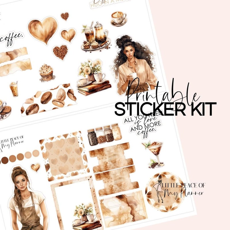 Coffee Planner Stickers - Etsy