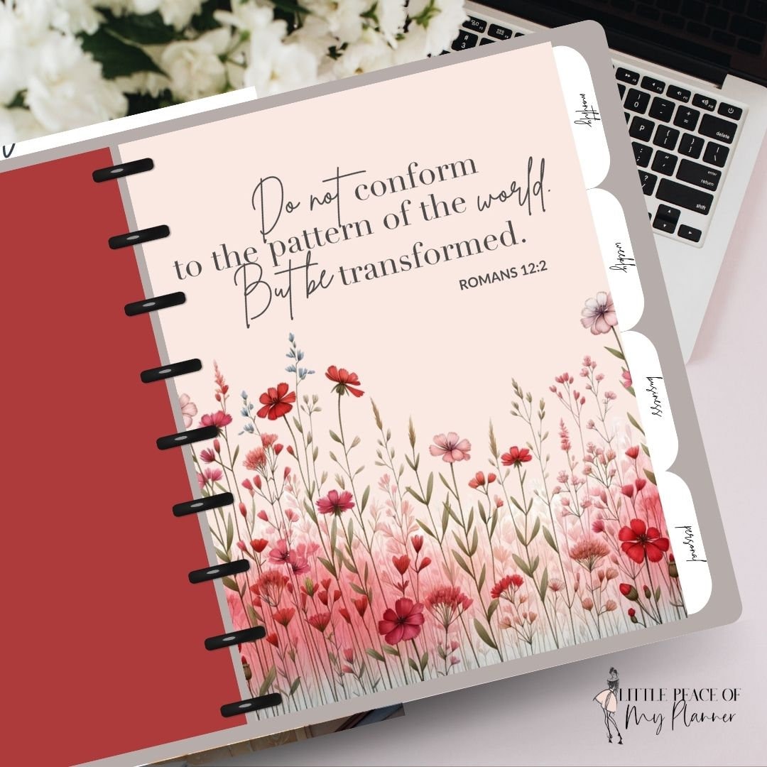 Bible Verse Happy Planner Planner Dashboard Planner Divider Classic ...
