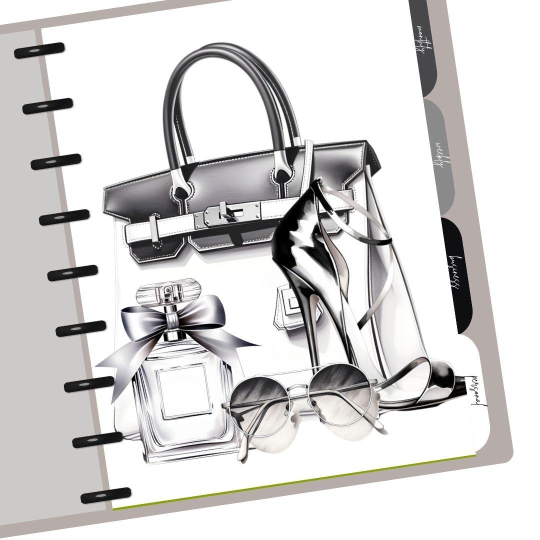 Handbag and Heel Planner Dashboard for Happy Planner Dashboard for 6 ...