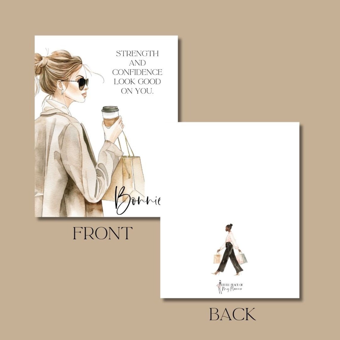 Strength and Confidence PERSONALIZED Happy Planner Cover With ...