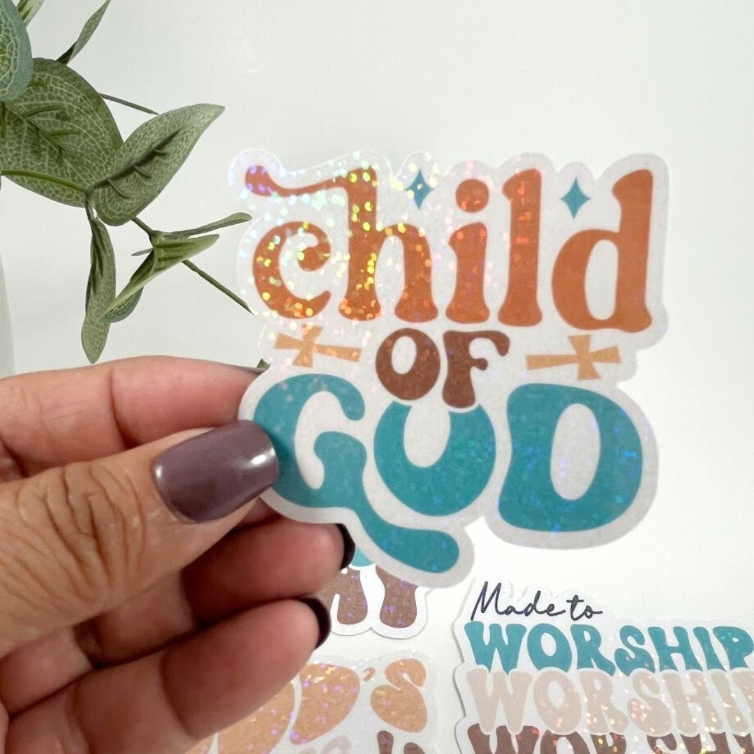 Child of God Die Cut Sticker for Planners Fall Faith Stickers Christian ...