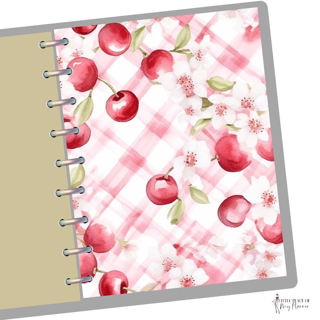 Cherry Garden #2 Cherry Happy Planner Dashboard and Ring Planner ...