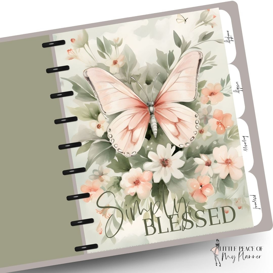 Simply Blessed Faith Planner Dashboard Bible Verse Divider for Happy ...