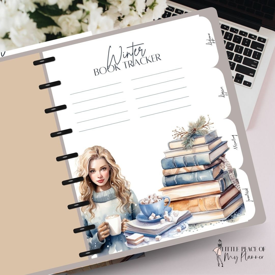 Printable Reading Tracker Reading Tracker Winter Reading Tracker New ...