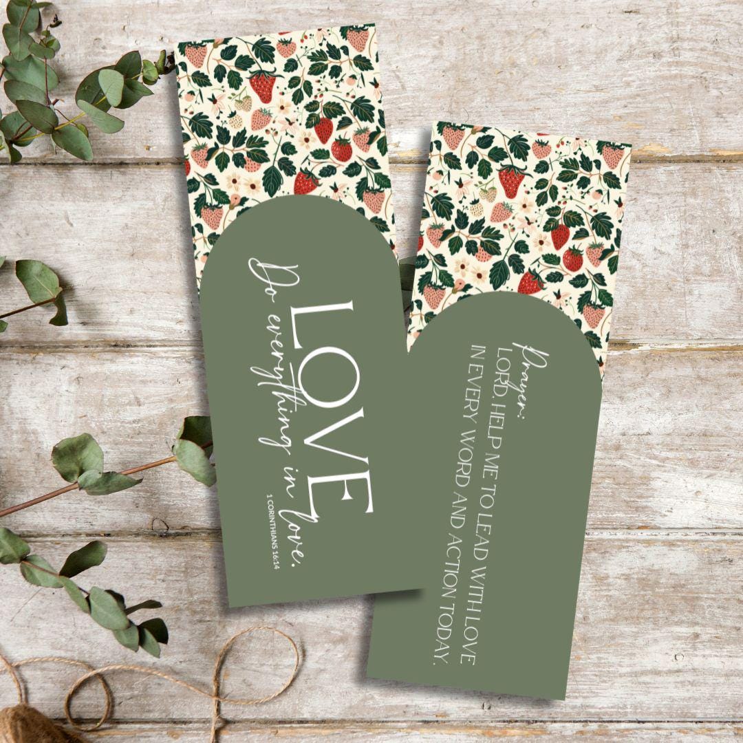Fruit of the Spirit Love Bookmark – Bible Verse Bookmark for Women ...