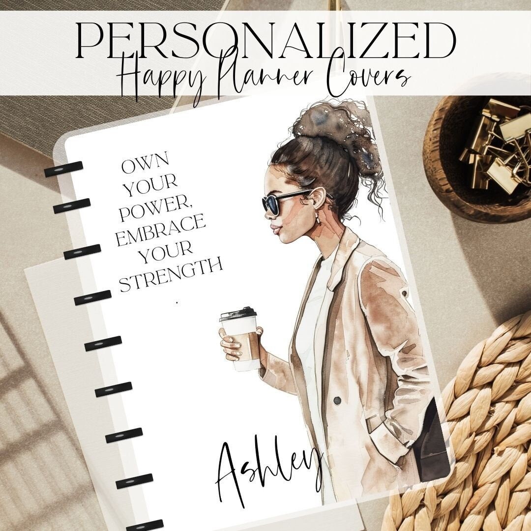 Own Your Strength PERSONALIZED Happy Planner Cover With Motivational ...
