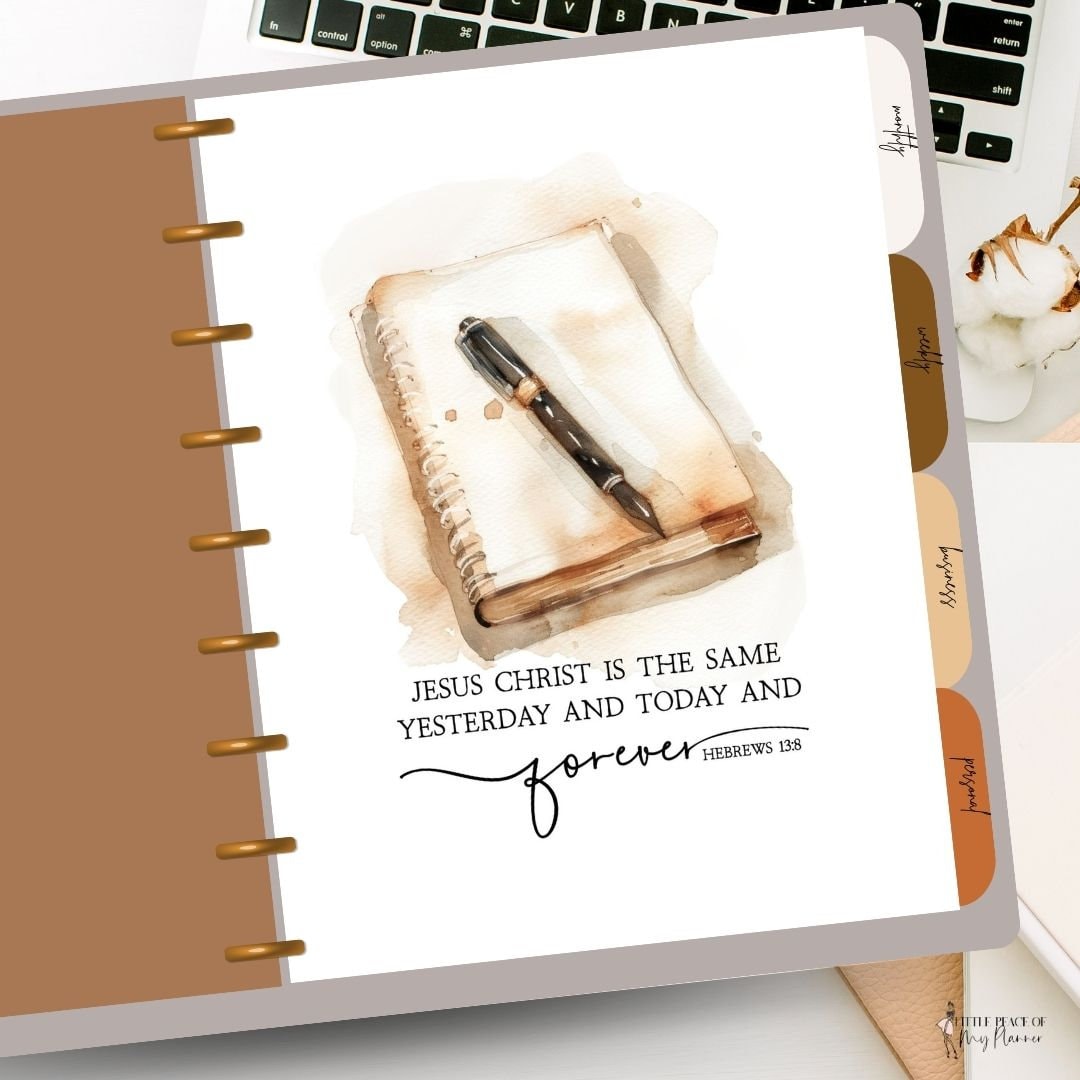 Today and Forever Bible Verse Planner Dashboard for Happy Planner ...