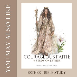 Esther Bible Bookmark With Bible Verse Page Marker for Bible Bookmark ...